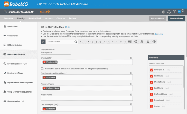 Integrate Oracle HCM to AD with Hire2Retire in Real Time