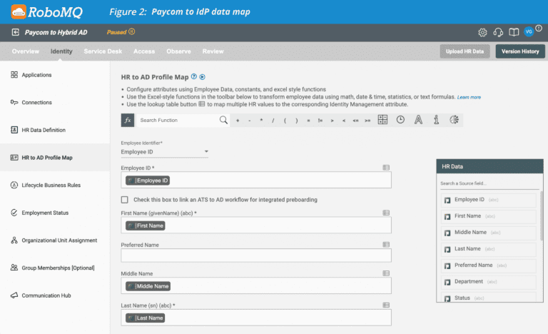 Integrate Paycom to AD, Entra ID, and Google Workspace
